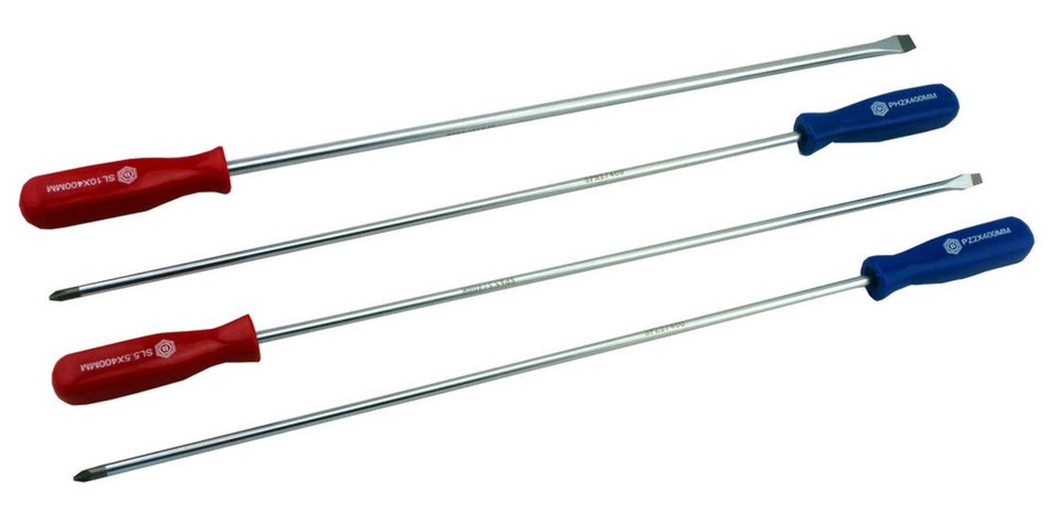 Britool Hallmark Pozi, Slotted, Phillips Screwdriver Set + XL ...