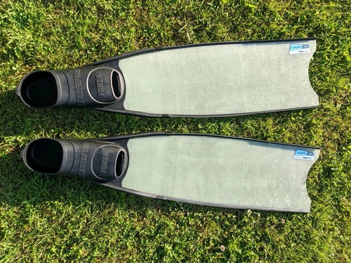 Leaderfins Forza Ice Diving Freediving Spearfishing Fins Size 3-4 (35 ...