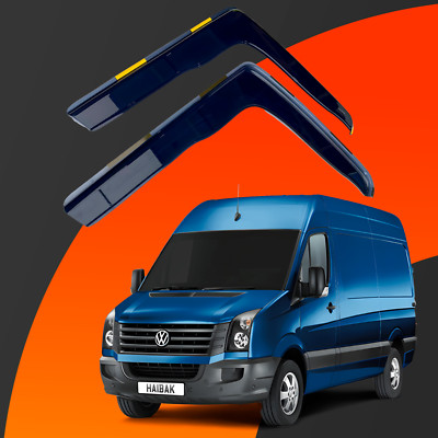 VW Crafter MK1 Van 2006-2017 2 Doors 2pc Haibak Wind Deflectors Tinted ...