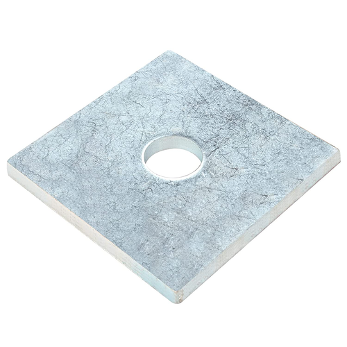 6 Pack 3-1/8" X 3-1/8" Square Bearing Plate Washers, Carbon Steel ...