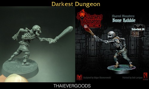 DARKEST DUNGEON BOARD GAME AUTHENTIC Miniature Model Bone Rabble ...