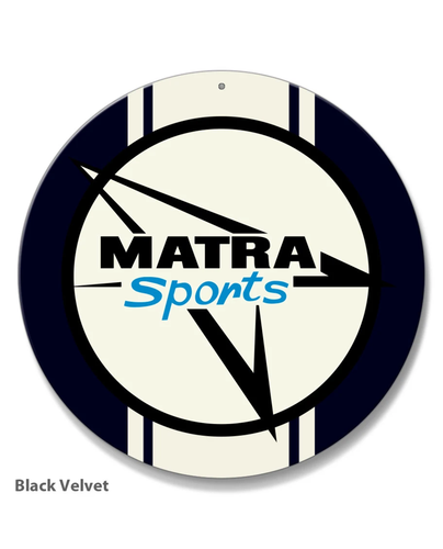 Matra Sport Emblem Round Aluminum Sign 14 colors - Made in the USA ...