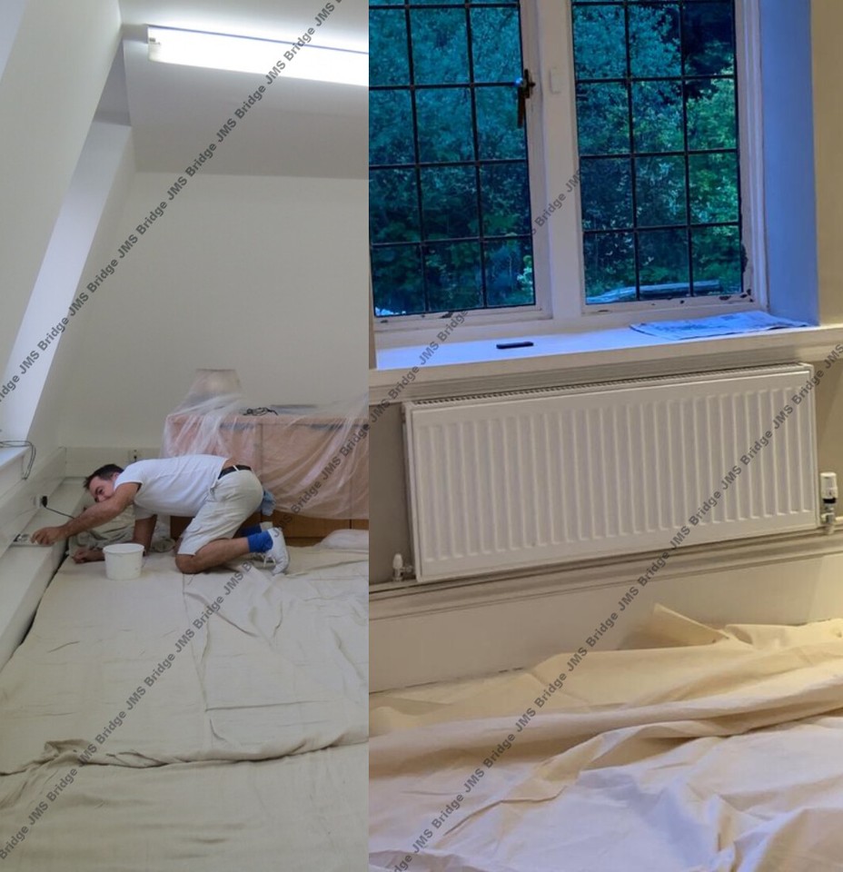 2 x Cotton Dust Sheets 12ft X 9ft Large Heavy Duty Decorating Paint ...