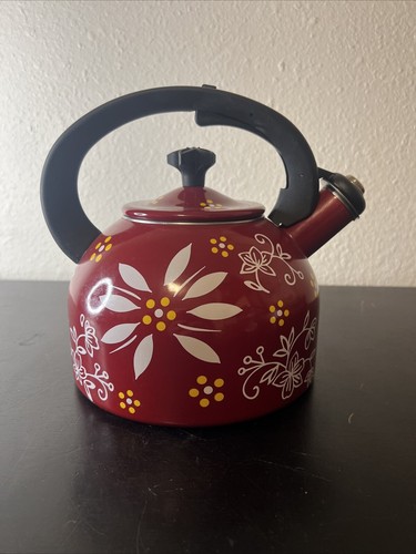 Temp-tations By Tara 2.3 Qt/22 L Old World Tea Kettle Teapot Stovetop ...