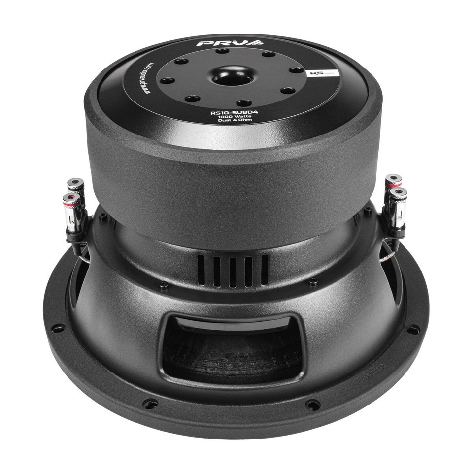 PRV Audio 10" Car Subwoofer 1000 Watts RMS Dual 4 Ohm RS10-SUBD4 High ...
