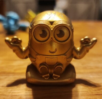 Mcdonalds - Minions Toy / Golden Minion Mini Figure - Rare | eBay