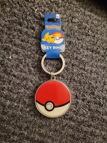 Pokemon Pokeball Keychain Key Chain Metal Key Ring Monster Backpack ...