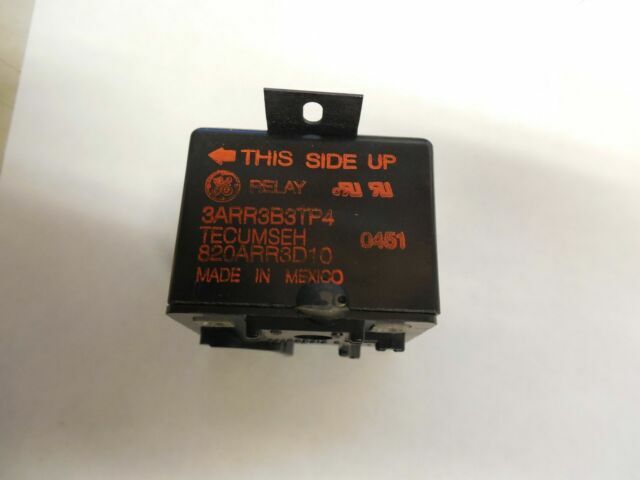 Tecumseh General Electric GE Relay 3arr3 Fj10ee3 for sale online | eBay