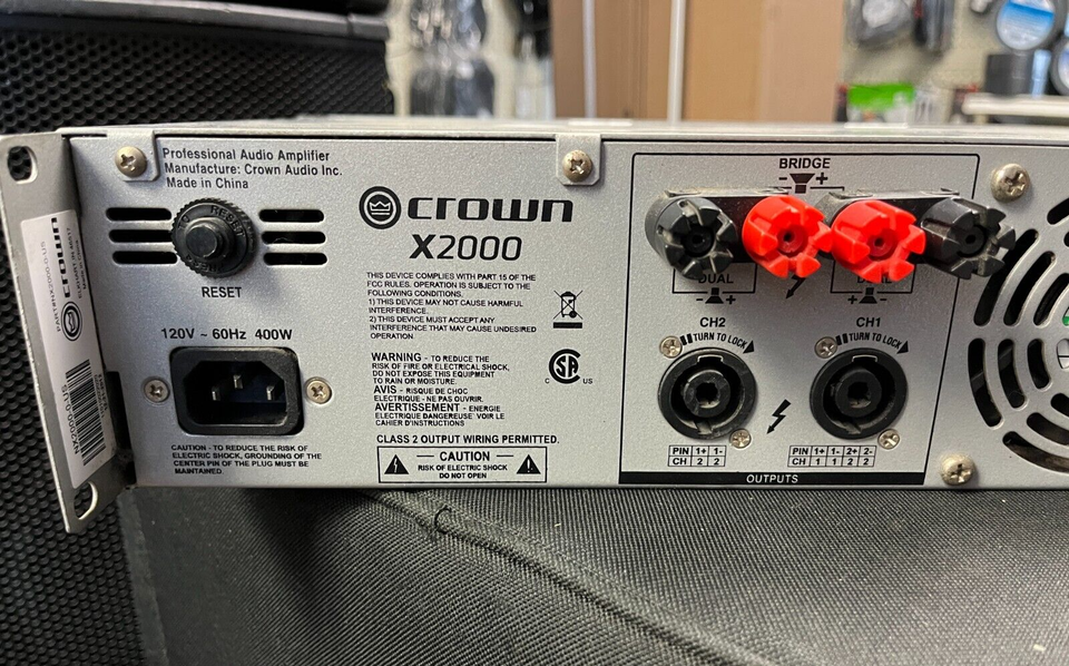 Crown X2000 Power Amplifier | eBay