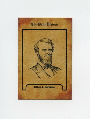#TN23063 ARTHUR J. BOREMAN Daily Historic Trade Card RARE | eBay