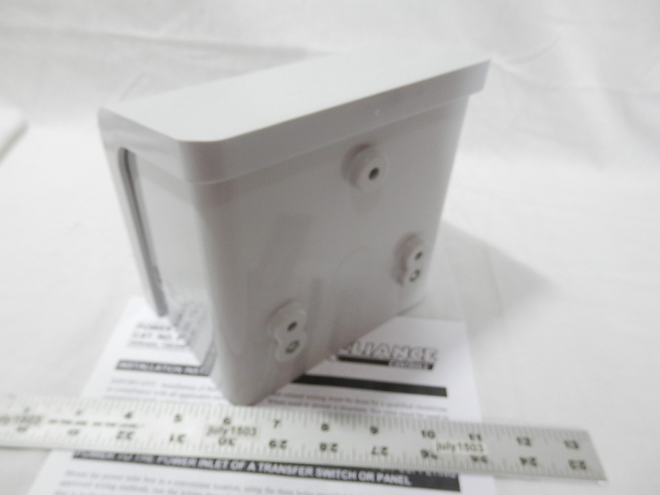 (1) NEW Reliance PBN30 30 Amp Outdoor Power Inlet Box Plastic L14-30P ...
