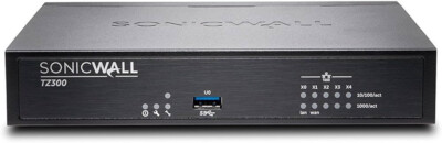 SonicWall TZ300 Secure FIREWALL 5x1GbE RJ-45, 1GB RAM, 64MB Flash, 01 ...