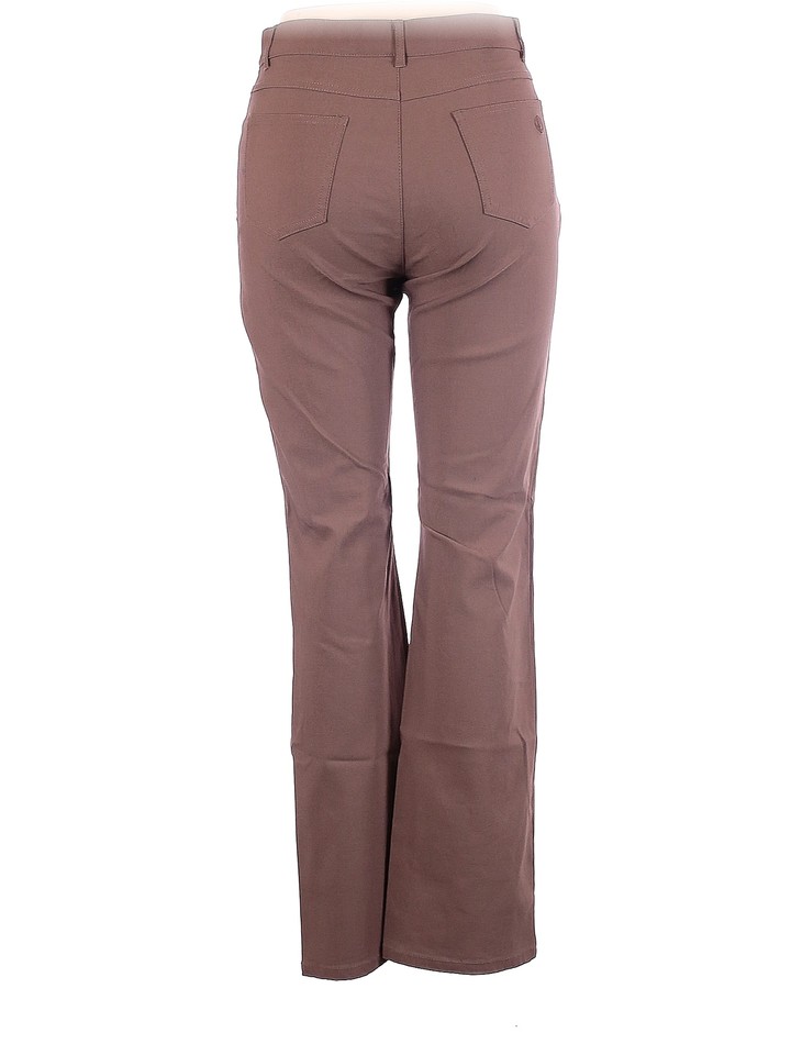 Simon Chang Women Brown Casual Pants 10 | eBay