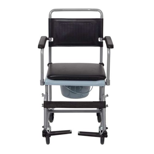 Drive Mobile wheeled glideabout toilet commode chair wheelchair with ...