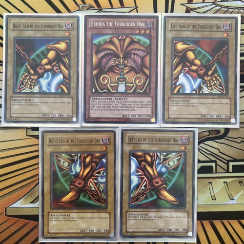 Exodia The Forbidden One LCYW 1st Ed w DB1 Pieces | eBay