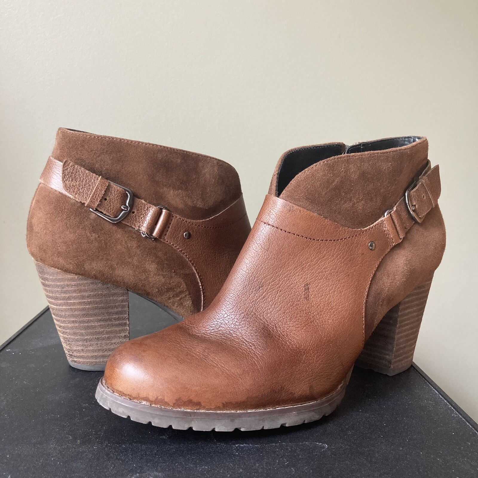 Clarks Artisan | Mission Parker Leather Heeled Ankle … - Gem