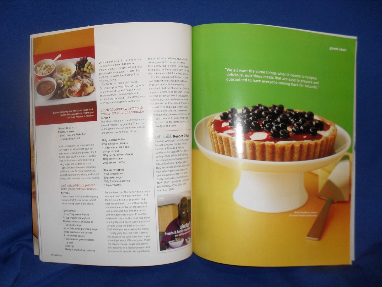 ABC DELICIOUS MAGAZINE ISSUE 35 FEBRUARY 2005 - NIGELLA, JAMIE, AINSLEY ...