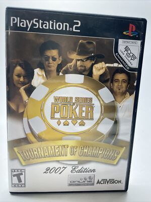 World Series of Poker Tournament of Champions PlayStation 2 PS2 2007 ...