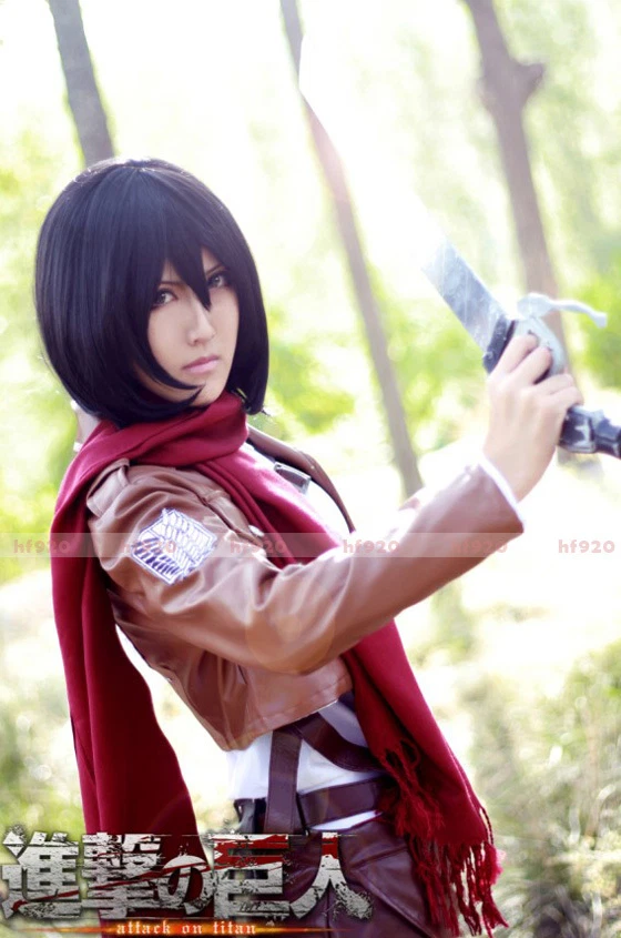 Shingeki No Kyojin Mikasa Cosplay