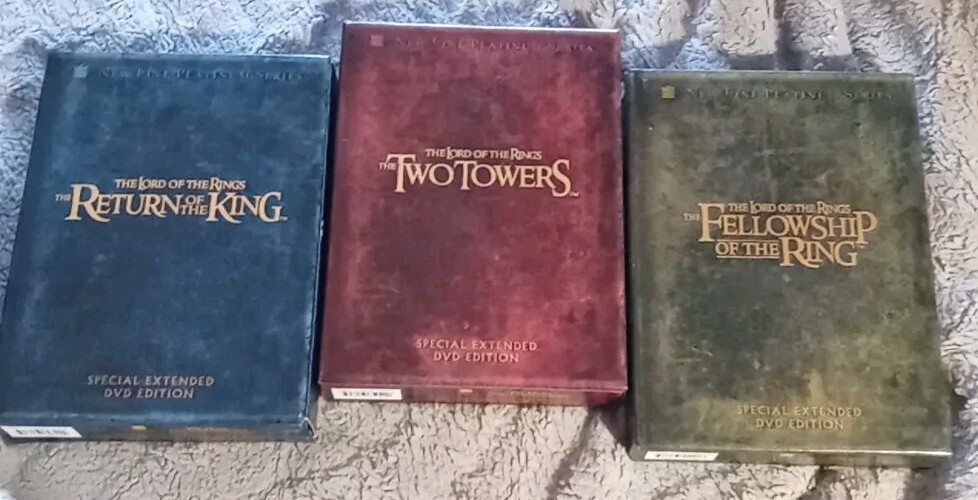 Lord of the Rings Complete Trilogy Special Extended Edition 3-Box Set ...
