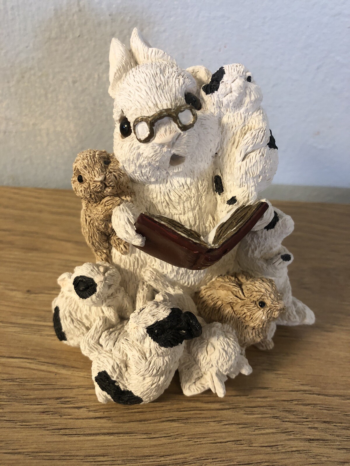 Stone Critters Storyteller Rabbit with Babies Figurine SC-398 (1992) | eBay