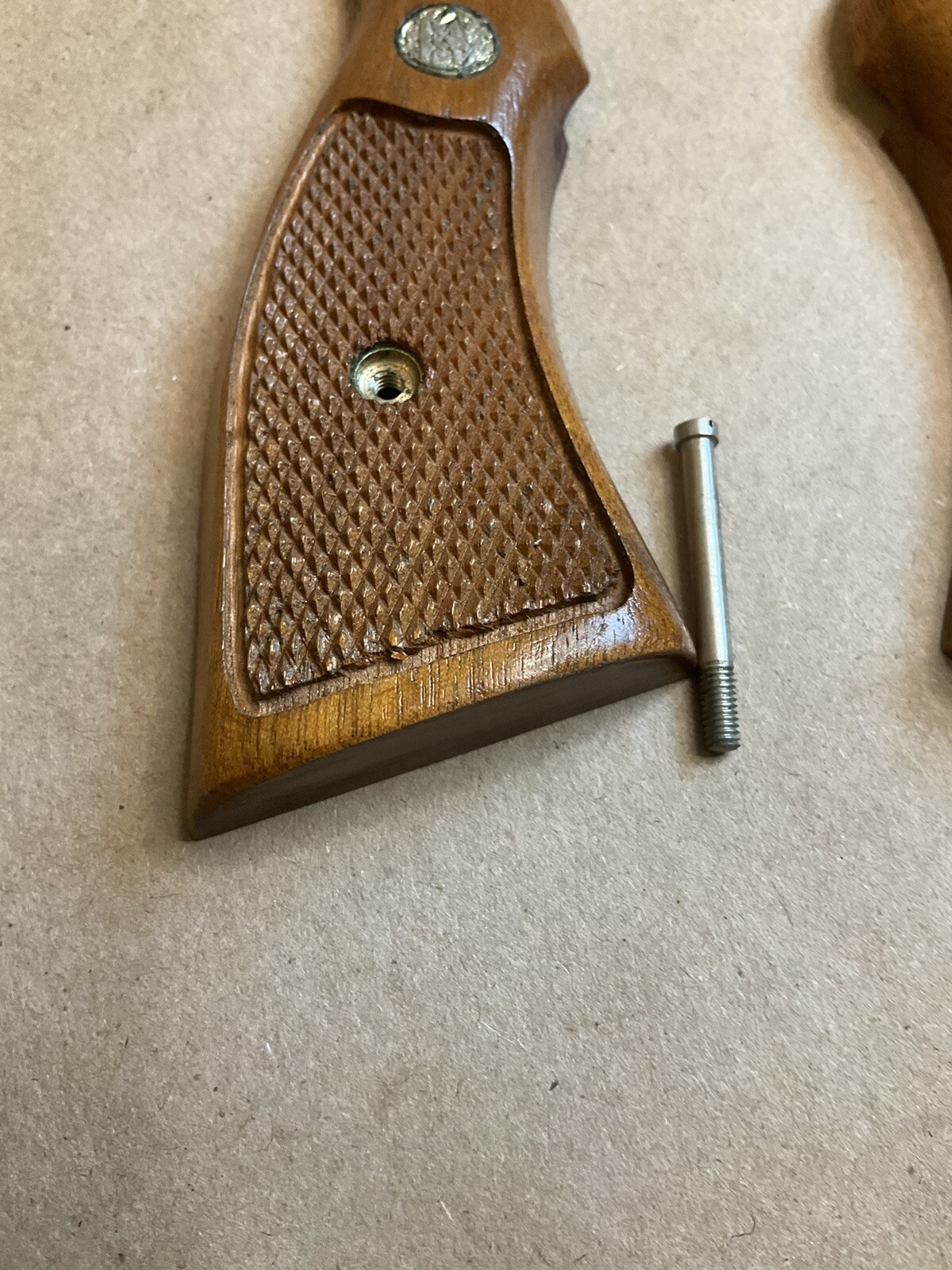 Vintage Smith And Wesson K-Frame Wood Grips | eBay