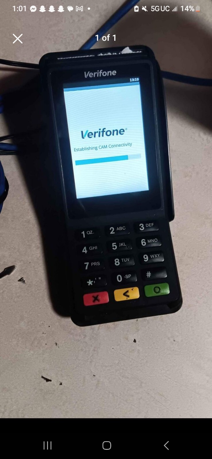 Verifone V400c Credit Card Terminal POS | eBay