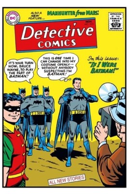 DETECTIVE COMICS 225 Cover PRINT DC Batman 1st App MARTIAN MANHUNTER | eBay