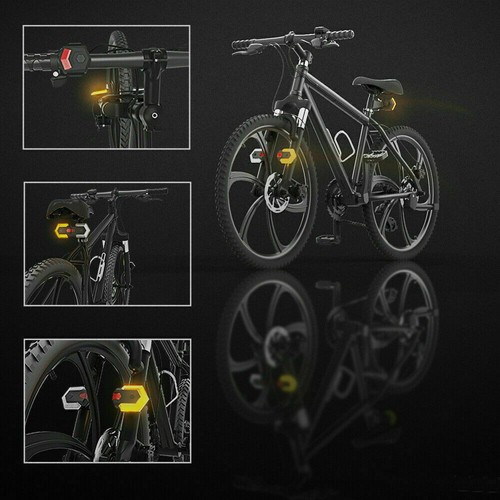 1 Set Bike Turn Signals Light Front and Rear w/ Smart Wireless Remote ...