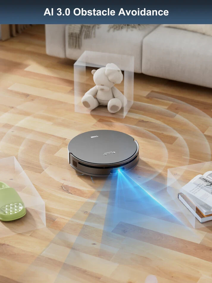 TAB Fairy10 Robot Vacuum and Mop Combo with 6000 Pa Suction Self Drying ...