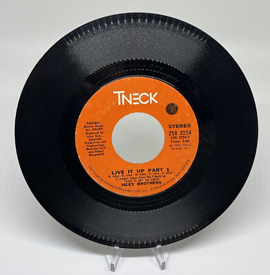Isley Brothers, Live It Up Part 1 and Part 2, T-Neck Records ZS8-2254 ...