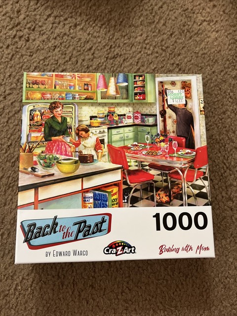Back to The Past Baking With Mom by Edward Wargo 1000 Piece Puzzle ...
