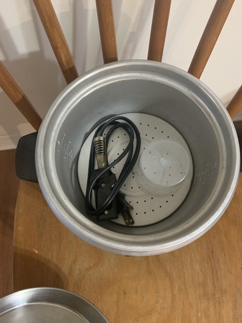 Vintage Panasonic Rice Cooker Steamer 5 C - 1 L SR-110EGH Harvest Gold ...