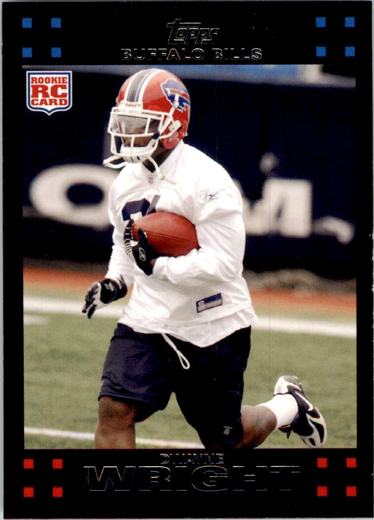 2007 TOPPS DWAYNE WRIGHT ROOKIE BUFFALO BILLS #309 | eBay