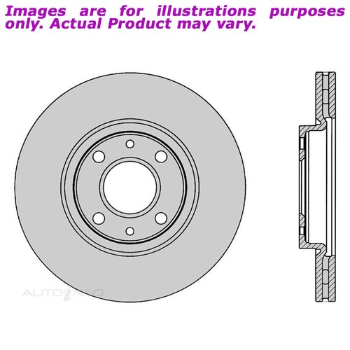 New PROTEX Disc Rotor For FIAT PANDA 0.9L 4D Hatchback FWD DR1077 | eBay