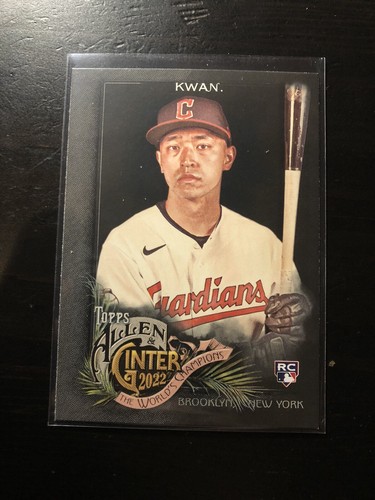 2022 Topps Allen & Ginter X #245 Steven Kwan Cleveland Guardians Rookie ...