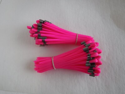 ( Lot of 50) Smi-Carr 6″ Stake Chaser® Whiskers/Line Mark® Flags,PINK ...