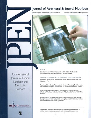 JPEN Journal of Parenteral & Enteral Nutrition Single Issue V 41 N 6 ...