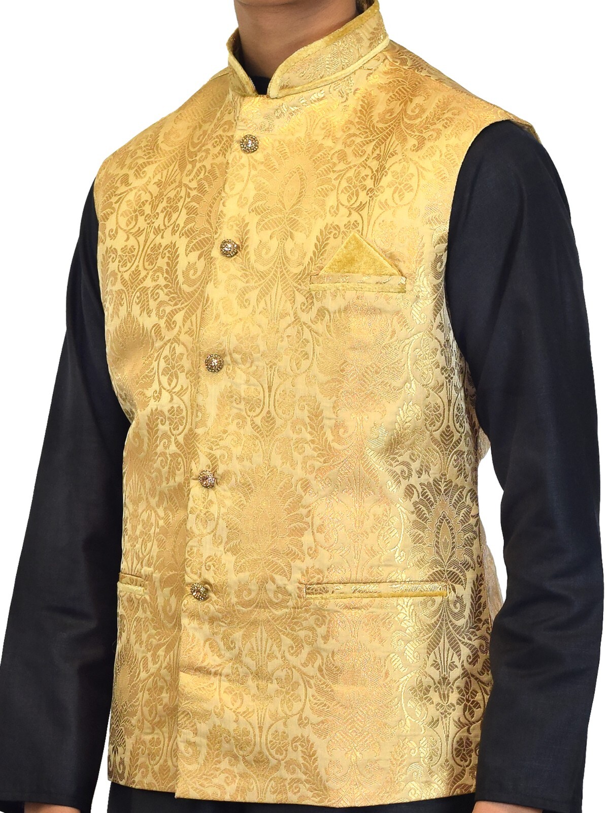 Kid's Indian waistcoat modi jacket nehru style fancy koti ethnic outfit ...