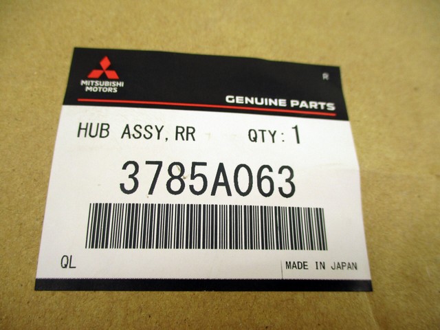 Genuine Mitsubishi Wheel Bearing and Hub Assembly 3785A063 for sale ...