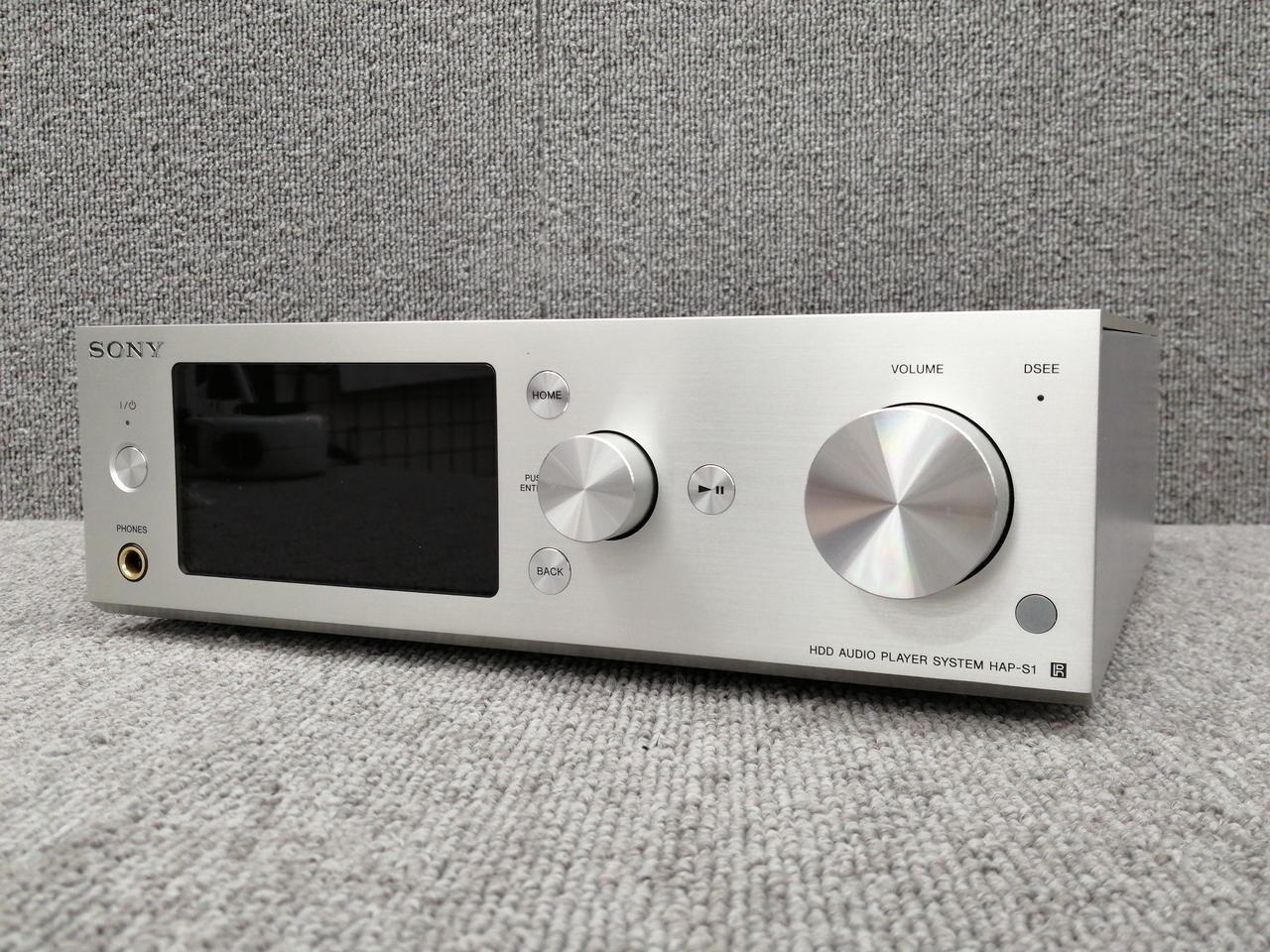 SONY HAP-S1 HAP-S1/S Silver HDD 500GB Hi-Res Audio Music Player 100V 50 ...