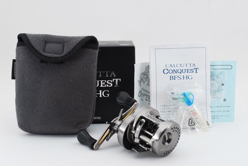 🌟EXC+3🌟 Shimano Calcutta Conquest BFS HG Right Baitcast Reel W/BOX ...