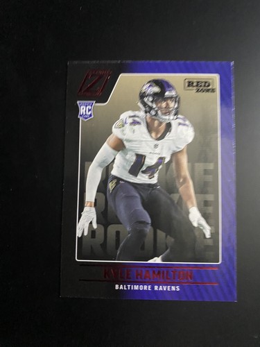 2022 Panini Zenith Kyle Hamilton Red Zone Rookie Ravens Football Card ...