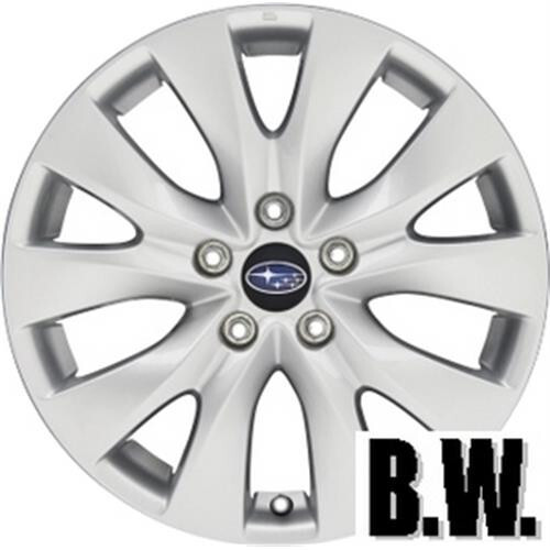 17in Wheel for SUBARU LEGACY 2015-2017 SILVER Recon Alloy Rim w/o ...