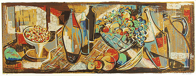 ANN COCHRAN Signed & Rare Vintage c1950's Ltd Ed (Ed. 85) Serigraph ...