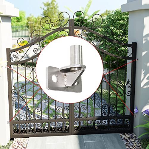 Chain Link Gate Hinge Wall Mount Gate Hinge,304 Stainless Steel Wood ...