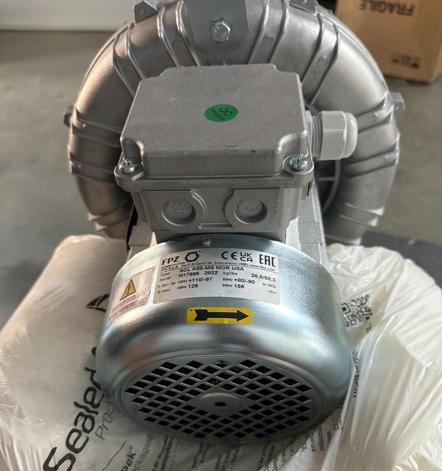 FPZ SCL K05-MS MOR USA Regenerative Blower. New | eBay