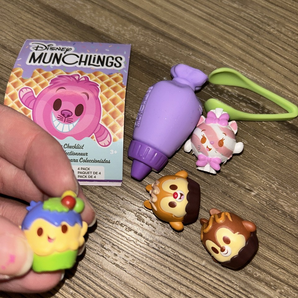 Lot Of Disney Mini Munchlings Some HTF Lot Of 4 HTF Chip, Dale, Marie ...