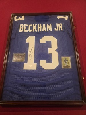 ODELL BECKHAM JR AUTOGRAPHED NEW YORK GIANTS JERSEY JSA | eBay UK