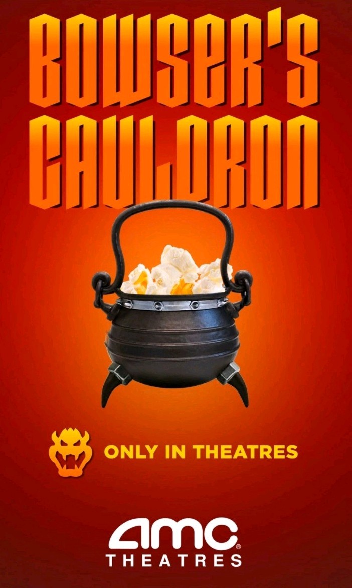 Super Mario Galaxy Bowser’s Cauldron Popcorn Bucket AMC EXCLUSIVE ...
